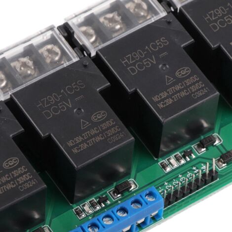 Módulo de relé de alta potencia de cuatro vías, panel de control ...