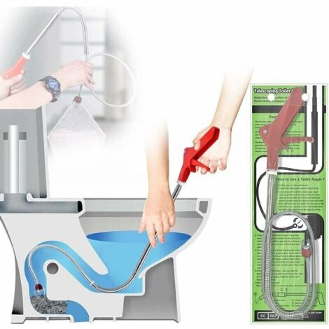 1.3m Furet Déboucheur Canalisation WC, Déboucheur à manivelle avec ...