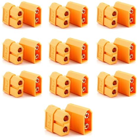 10 Paires de Connecteurs Mâles Femelles XT60 XT-60 Prise T pour ...