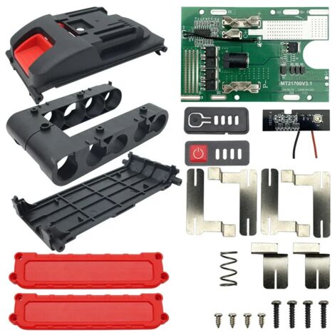 Boîtier de Batterie Li-Ion 21700 à 5 Trous, Carte Protection PCB pour ...