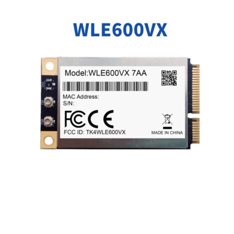 WLE600VX Double Bande 2,4 GHz 5 802.11ac/Abgn Mini Carte PCI Express ...