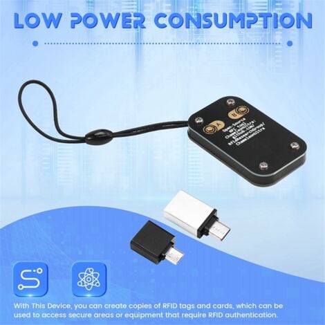 Émulateur de Carte à Puce Sans Contact Chameleon Ultra Lecteur Intelligente RFID + Porte-Clés ...