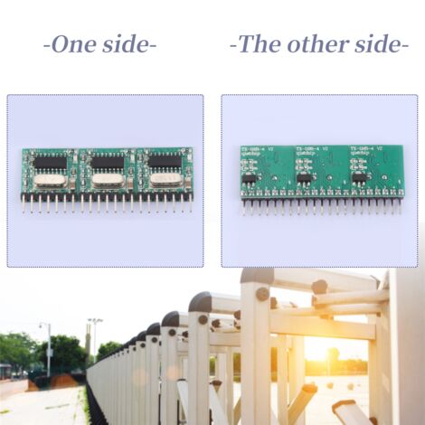 ÉMetteur et RéCepteur de Module Sans Fil RX480E-4WQB 433Mhz 3 Ensembles ...