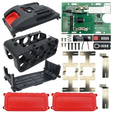 Boîtier de Protection en Plastique PCB pour Batterie Li-Ion 21700 à 10 ...
