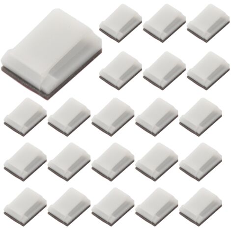 Supports de fixation auto-adhésifs pour bande lumineuse LED (lot de 100 ...
