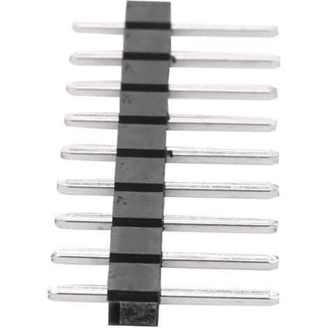 100x Male Header Pins, Straight Single Row Pin Connector