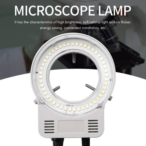 48 LED Industrial Microscope Camera Light Source Ring Lamp