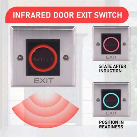 Infrared Sensor Switch Contactless Switches Door Release Exit Button
