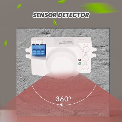 5.8GHz HF System LED Microwave 360 Degree Motion Sensor Light