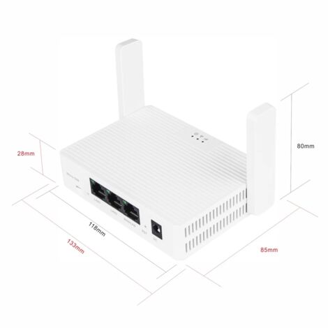 Nouveau Routeur WiFi 4G LTE Carte SIM 1200 Mbps 2,4 GHz 5 Antenne Wi-Fi Sans DBi Port WAN LAN 32 ...