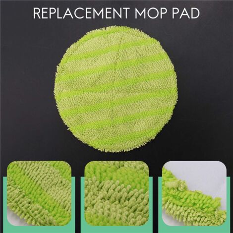 Lot de 10 tampons de rechange pour balai électrique rotatif sans fil