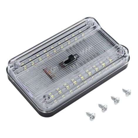Éclairage intérieur de voiture 36 LED pour toit, plafond, lecture