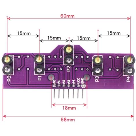 Capteur de Suivi Analogique 5 Niveaux Gris, Reconnaissance Optique ...