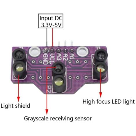 Capteur de Suivi Analogique 5 Niveaux Gris, Reconnaissance Optique ...