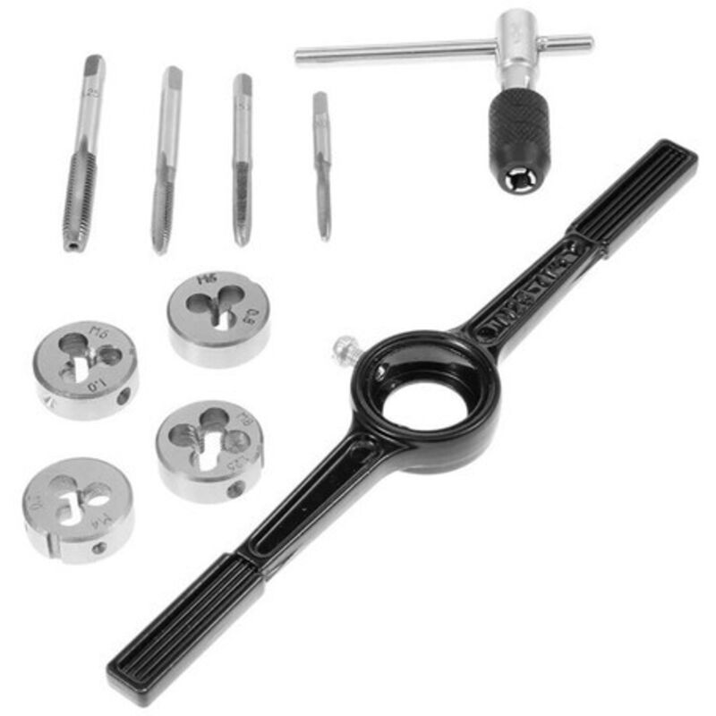 KIT DE FILETAGE 10 PIÈCES FILETAGE MÂLE FEMELLE POUR DIFFÉRENTS FILETS