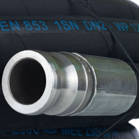 Rosfix Tuyau pour Machine à Enduit DN38 10m – Camlock Sertis Hydrauliquement Ø38mm, 7mm ...