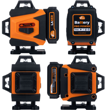 Niveau laser croisé 16 lignes Rosfix Animal Pro Hawk RAPH 16L avec deux ...