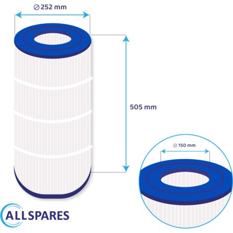 Filtro de lavadora AllSpares para Whirlpool/Pool, compatible con ...