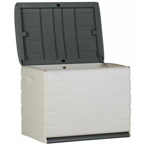 Coffre de rangement pour terrasse et garage Plastiken 260 litres gris ...