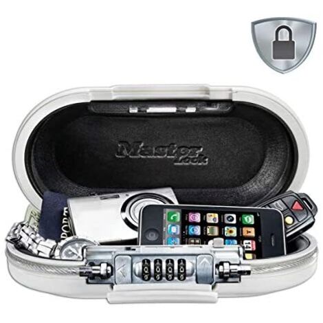Master Lock P21347 5900EURDWHT Coffre-fort avec serrure à combinaison ...