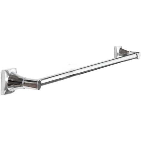 Set Bagno Moderno in Acciaio Cromato e Vetro Satinato 6 Pezzi Accessori ...