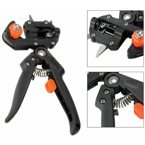 Pinza innestatrice Manuale con 3 Lame di Ricambio Tagli a Incastro ...