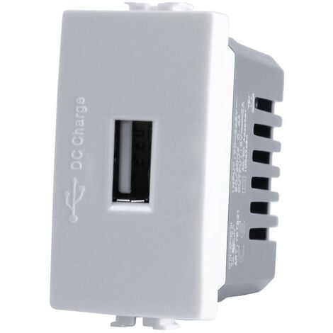 Modulo presa USB da muro per placca cassetta 503 compatibile con matix ...