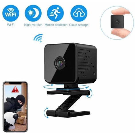 Mini telecamera Ip Wifi 2.4Ghz Hd microcamera wireless ricaricabile ...