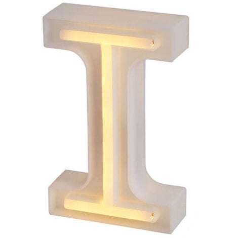 Lettere luminose neon a led luci alfabeto I luminoso per decorazione ...