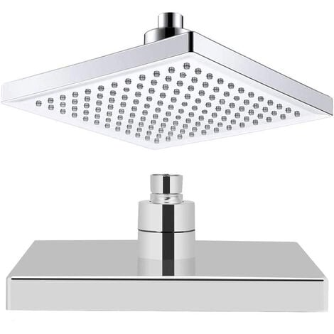 Soffione doccia con led rgb 20X20 cm per cromoterapia doccia emozionale ...