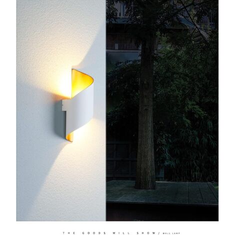 Applique da Parete Moderna LED 10W Spirale Interno 3000K Luce Calda ...