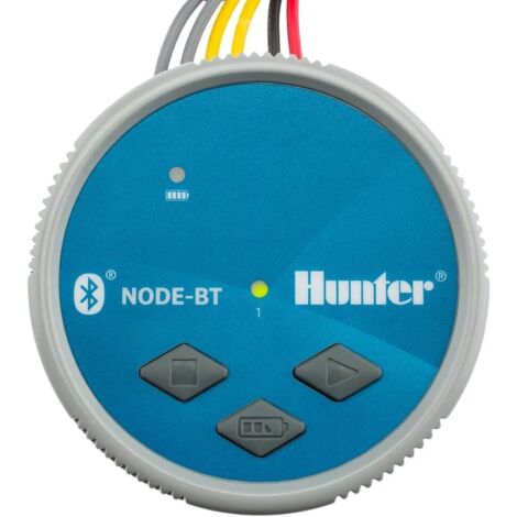 Programador de Riego NODE-BT-100 ( con solenoide ) para 1 Zona con Control Bluetooth Hunter ...