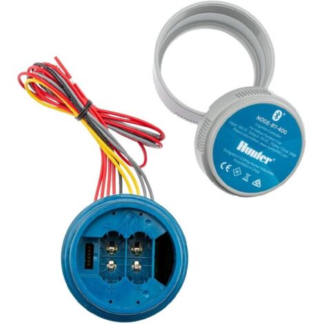 Programador de Riego NODE-BT-100 ( con solenoide ) para 1 Zona con Control Bluetooth Hunter ...