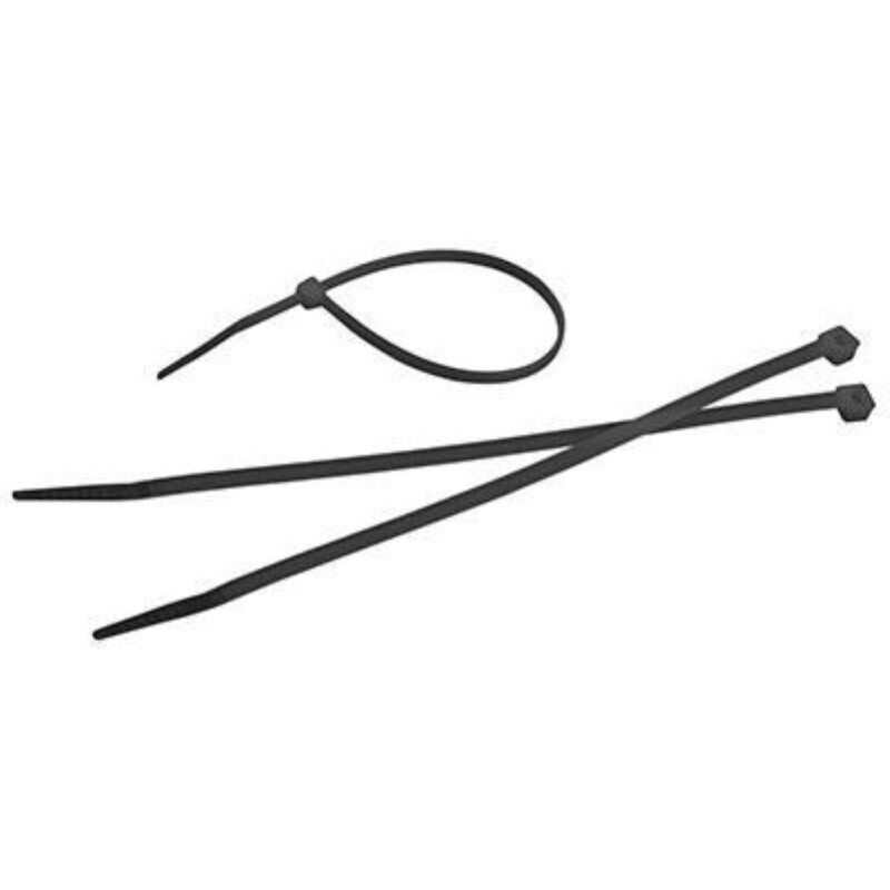 LAZOS NYLON NEGRO 3,6X200MM 100UNDS TOLSEN