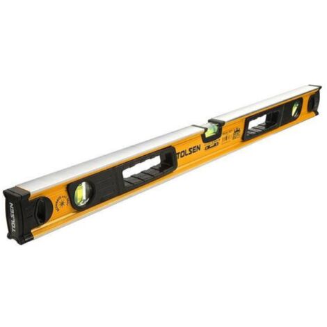 NIVEL PROFESIONAL CON TERMINALES DE GOMA 100CM TOLSEN