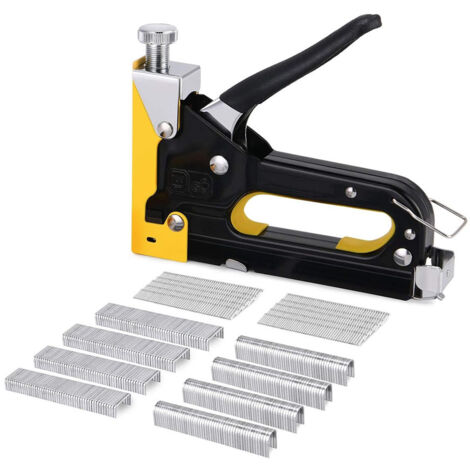 Hand-Tacker-Nagler mit 3000 Klammern und Klammerentferner, Manuelle ...