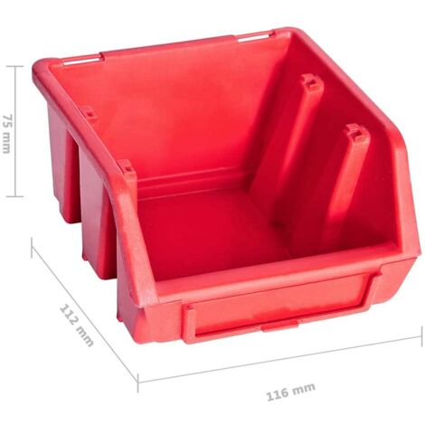 Étagère murale à bacs pour ne plus perdre vos vis et petits outils ...