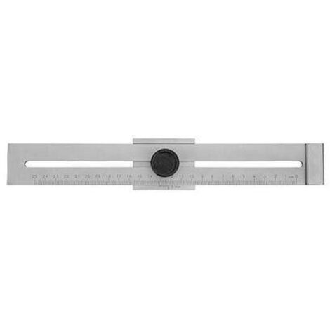 Eosnow,Trusquin de Traçage, 0-250mm Calibre de Marquage en Métal, 0.1mm ...