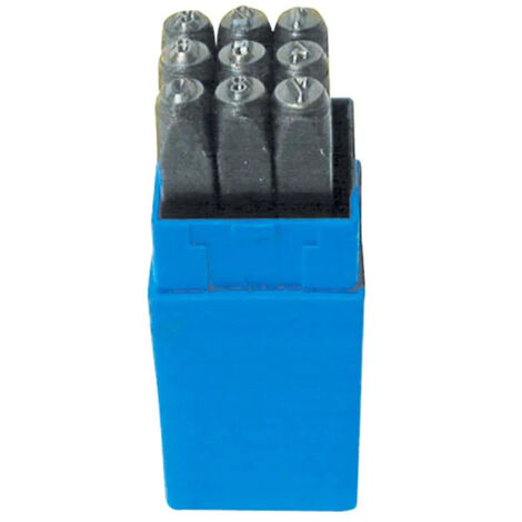 Jeu de 9 chiffres à frapper - 10 mm