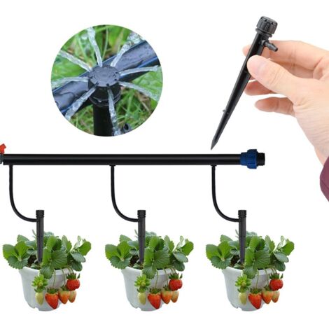 Goutteur d'irrigation Réglable 50Pcs Goutteurs Réglables d'irrigation ...