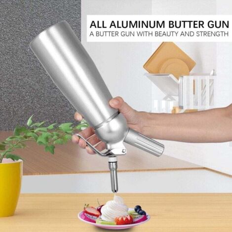 Siphon Chantilly Professionnel 500ml Syphon à Crème Chantilly en ...