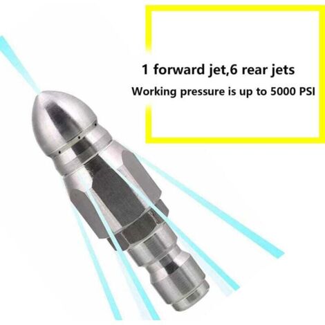 Buse de jet d'égout Buse de jet d'égout à pression pour nettoyeur haute ...