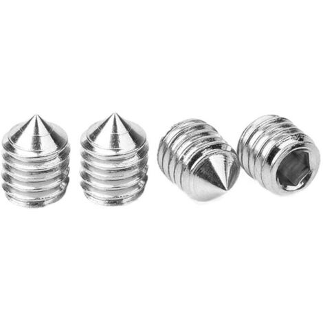 200 Pièces Vis Sans Tête Vis Sans Tête Hexagonale M3 M4 M5 M6 M8 Allen ...