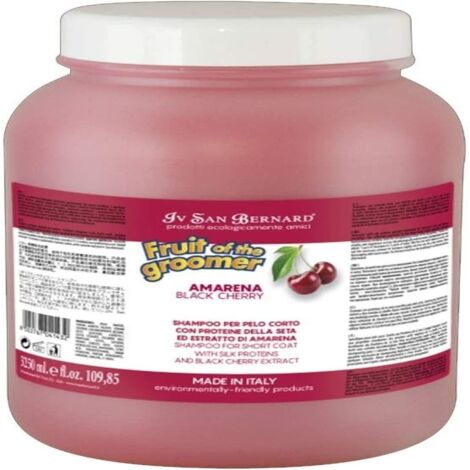 Shampooing cerise Fruit of the Groomer poil court et long bidon 3L ...