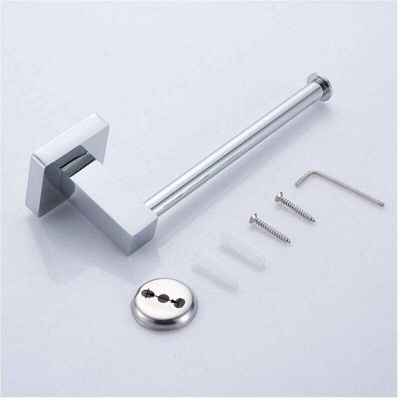 Vtizikl Porta Rotolo Carta Igienica Bagno Wc Toilette Quadrato Acciaio ...