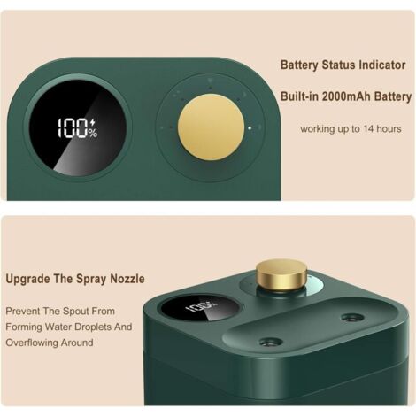 Vtizikl Humidificateur d'air Sans Fil, 5 Modes de Pulvérisation ...