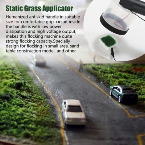 Vtizikl Applicateur d’Herbe Statique Mini Applicateur de Flocage pour ...