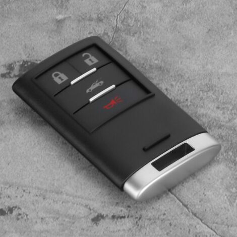 Vtizikl C6 Corvette Porte-clés, Corvette C6 Durable Texturé 4 Boutons Voiture Télécommande Smart ...