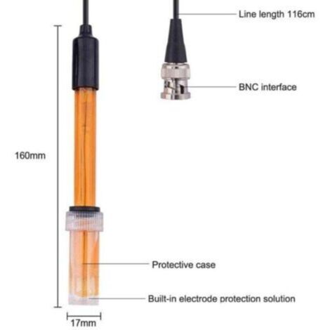Sonde Redox ORP avec interface BNC Q9 et capteur à aiguille haute ...