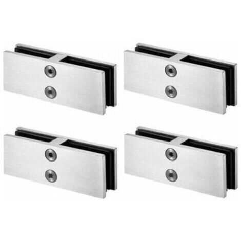 Pince de fixation pour balustrade en verre - En acier inoxydable 304 ...